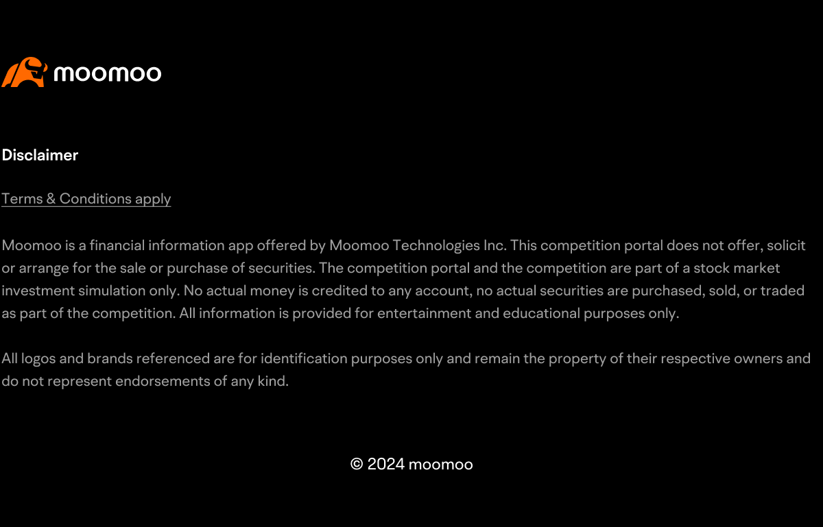 MY Stocks Paper Trading Competition —— moomoo